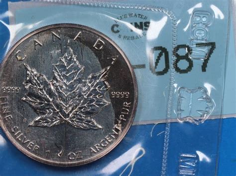 Blue Water Coins And Resale Lot 108 087 1989 1oz Silver Canadian