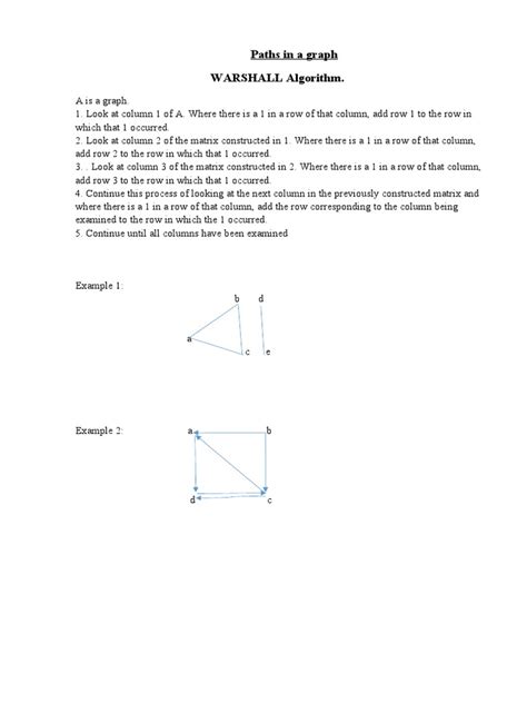 2 Warshall Algorithm Pdf
