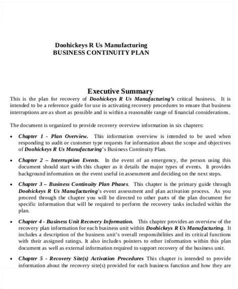 Manufacturing Business Plan Templates 15 Free Word Pdf Format Download