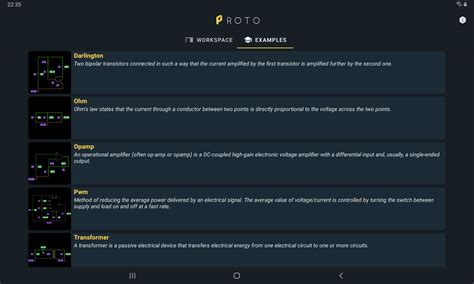 Proto Circuit Simulator On Android