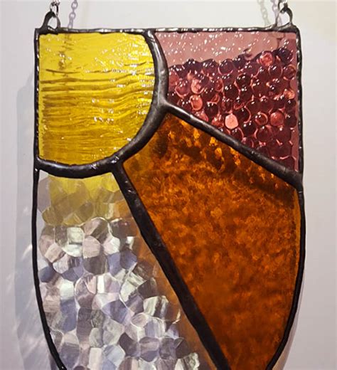 Stained Glass Shield Sun Panel Workshop Brisbane Ts Classbento