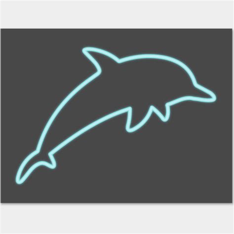 80s T 80s Retro Neon Sign Dolphin Neon Signs Posters And Art