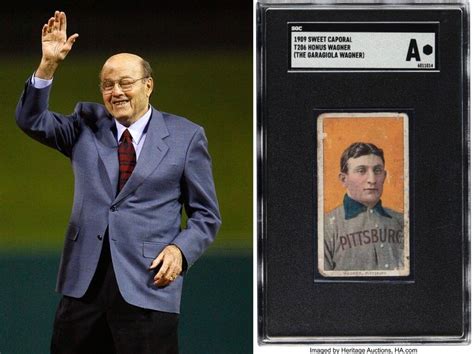 T206 Honus Wagner Card That Joe Garagiola Once Acquired In A Trade