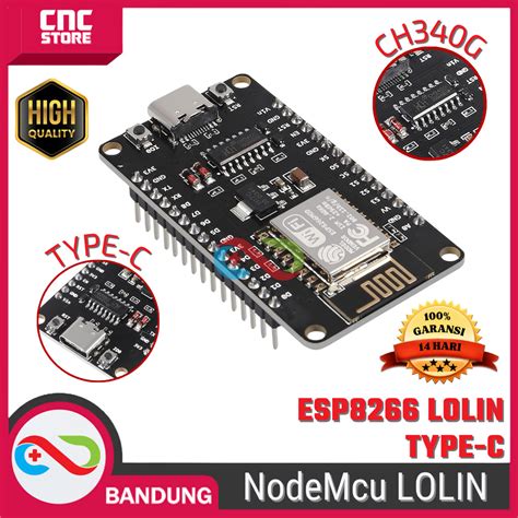 Jual Nodemcu Lua Wifi V3 4mb 32mbits Ch340 Flash Esp8266 Esp12 Type C