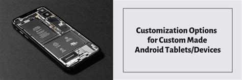 customization options for custom made android tablets devices hatch