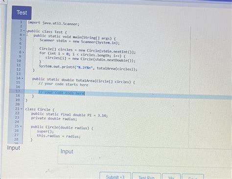 Solved Complete The Following Code Segment To Compute The