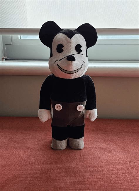 Disney Bearbrick Mickey Mouse Vintage Bandw 400 2018 Be Rbrick Grailed