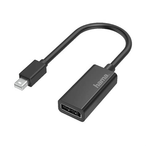 Hama 4k 60hz Uhd Mini Displayport Plug To Displayport Socket Video Ada
