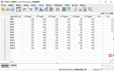 spss数据重构—转置所有数据 ibm spss statistics 中文网站