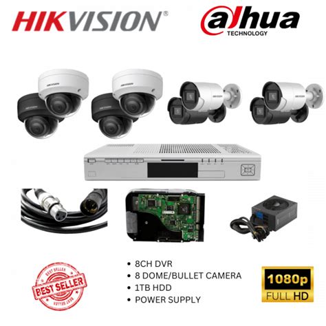 8 High Definition Hd Dome Bullet Cctv Cameras Full Kit Installation Swemi Computers