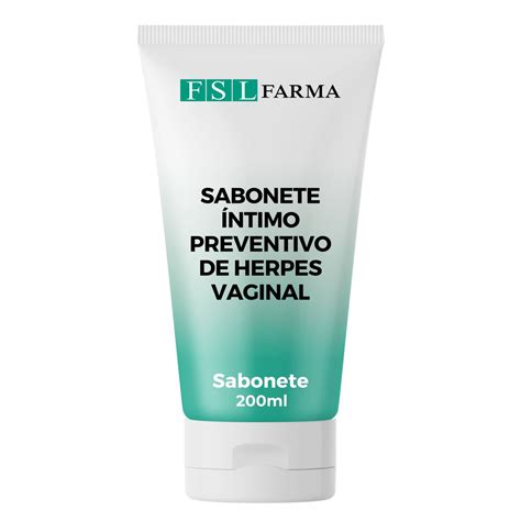 Sabonete Íntimo Preventivo De Herpes Vaginal 200ml Manipulada Fsl Farma
