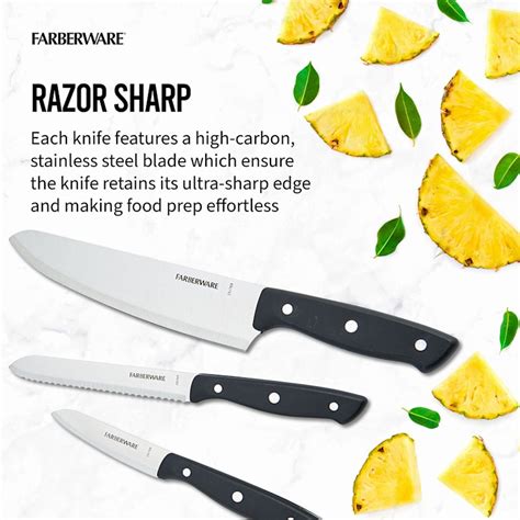 Farberware Knife Set Triple Riveted At Marisa Randolph Blog