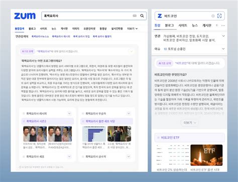 이스트에이드 포털 줌에 Ai 검색 요약 선보여