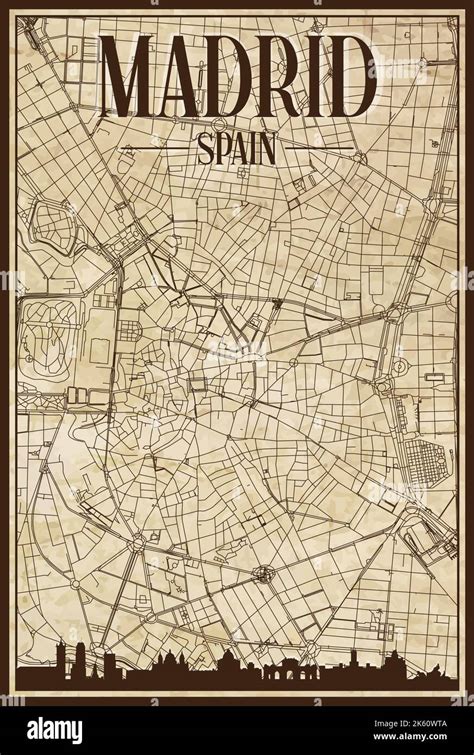 Downtown Madrid Spain Map