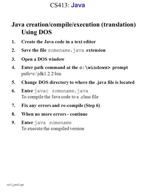 Cs413 Java Programming Language Applications Applets Ppt Download