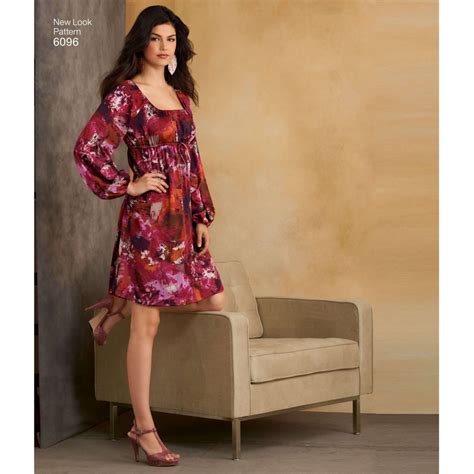 New Look Sewing Pattern N6096 Misses Dresses Sewdirect