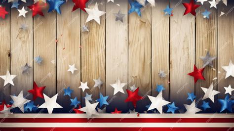 Premium Photo Red White And Blue Stars And Stripes Background Abstract