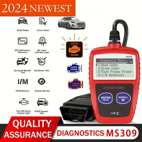 Autel Obd2 Scanner Ms309 Universal Car Engine Fault Code Reader Check