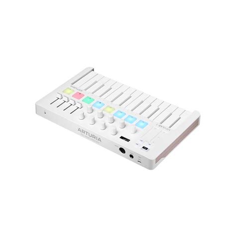Arturia Minilab 3 Alpine White 25 Note Slim Key Usb C Midi