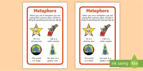 Metaphors Poster Teacher Made