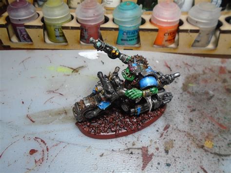 Big Mek On Warbike R Orks