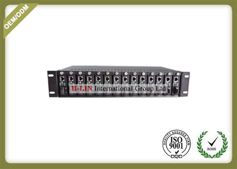 2u Rack Mount Fiber Optic Media Converter With 14 Slots For Standalone