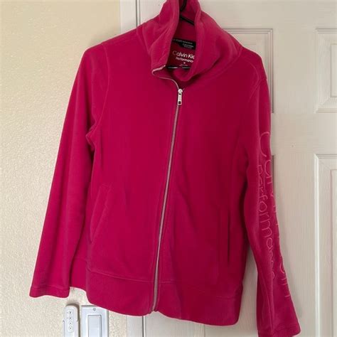 Calvin Klein Performance Jackets And Coats Calvin Klein Pink Funnel