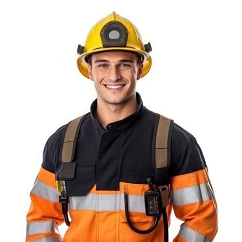 Premium Photo Man Fire Fighter