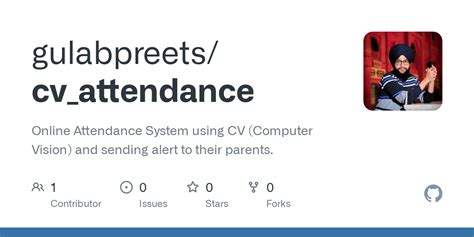 Github Gulabpreets Cv Attendance Online Attendance System Using Cv Computer Vision And