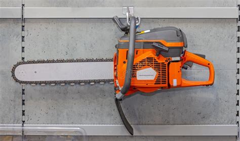 Petrol Powered Chainsaw Stock Image Image Of Structure 276524217