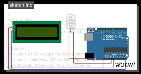 Luchtvochtigheid En Temperatuur Copy Wokwi ESP STM Arduino Simulator
