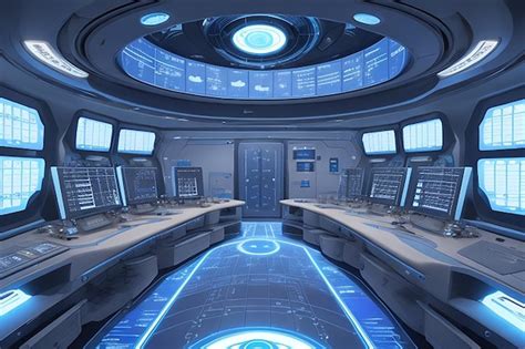 Premium Ai Image Quantum Astronomy Futuristic Science Lab