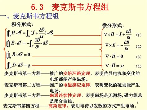 《电磁场理论》63 麦克斯韦方程组word文档在线阅读与下载无忧文档