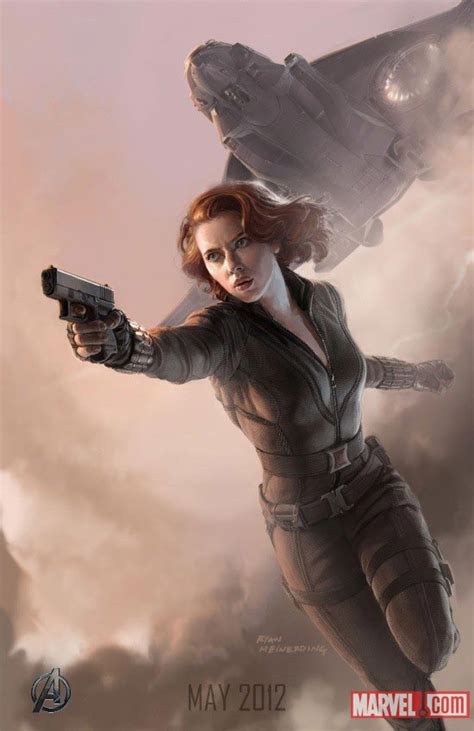 The Avengers Character Posters Black Widow Iron Man Hulk Thor