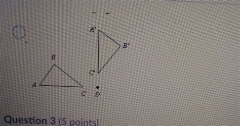 Solved Question Points Copy Triangle ABC Rotate The Chegg