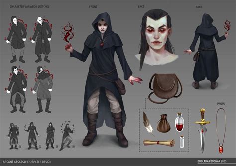 Arcane Assassin Character Design By Bobolip On Deviantart