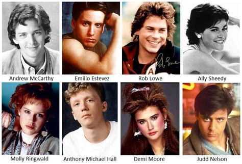 The Brat Pack Then And Now