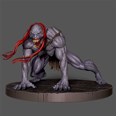 3d File The Witcher Striga For 3d Printing 🎬 ・template To Download And