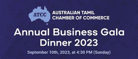 Atcc Annual Business Gala Dinner 2023 Sydney Eventfinda