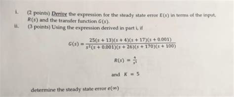 Solved Consider A Dynamic System Represented In Unity Chegg