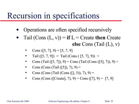 Formal Specification In Software Engineering Se9 Ppt Programming