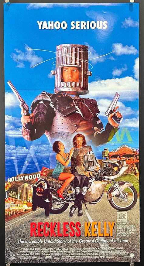 Reckless Kelly 1993 Movie Poster Original Daybill Yahoo Serious