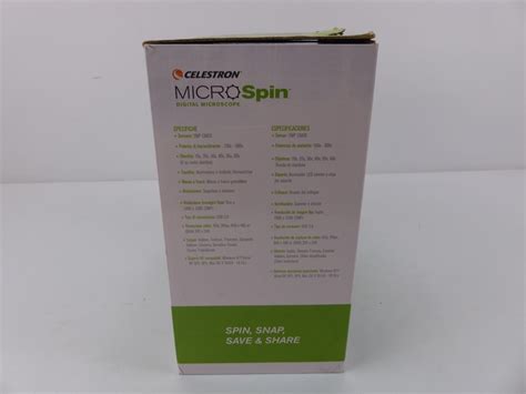 Shopthesalvationarmy Celestron Microspin Digital Usb Microscope 2mp Up To 600x Iob R2c4
