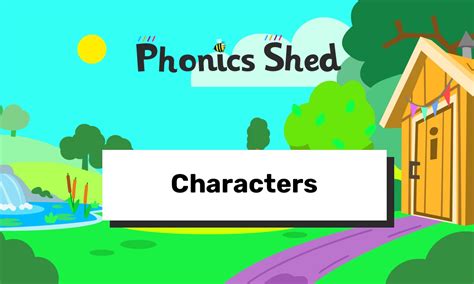 Phonics Shed Edshed Resource Character Key Cards