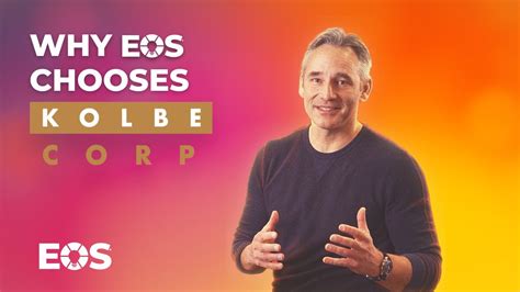 Eos® X Kolbe Corp Helping Teams Become Healthier Youtube