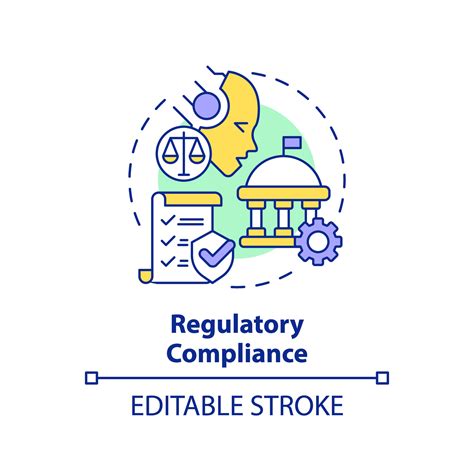 2d Editable Multicolor Regulatory Compliance Icon Simple Isolated Vector Cyber Law Thin Line