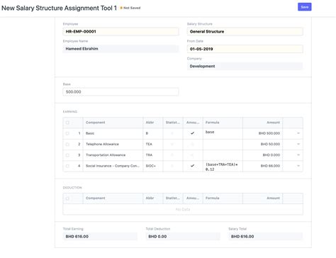 Salary Structure Assignment Suggestion Frappe Hr Frappe Forum