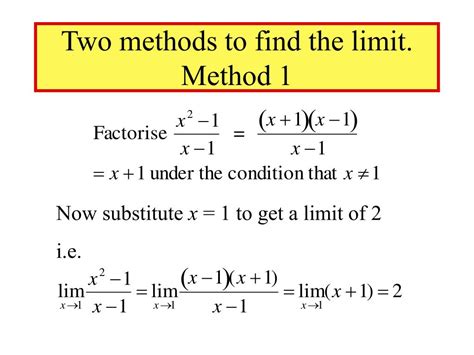 ppt limits substitution powerpoint presentation free download id