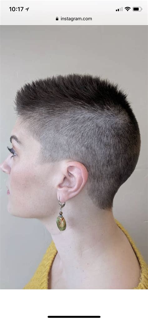 Buzz Cut Hawk Mohawks For Women Pixie Mohawk Shaved Sides Pixie Cuts