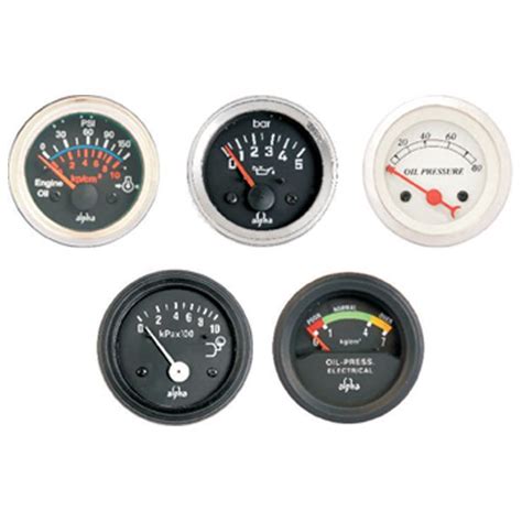 Electric Oil Pressure Gauges Alfainst